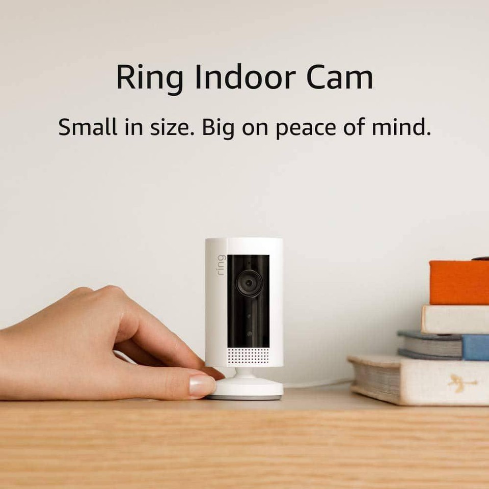 Ring Smart Security Wifi Video Camera w/ Privacy Cover, Night Vision (2 ...