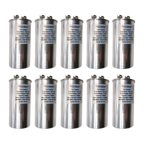 10 pcs 35uF 370VAC 50/60Hz Motor Run Capacitor Round | eBay