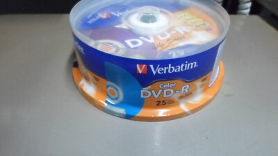 Verbatim 25 Pack Color DVD-R | eBay