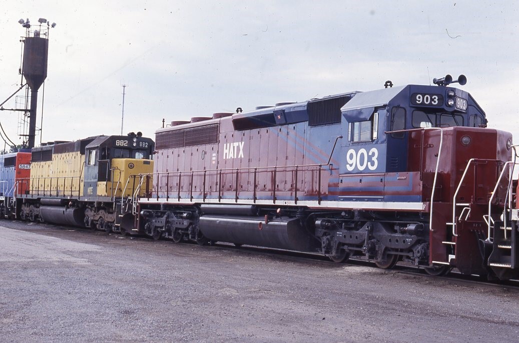 HATX 903 Railroad Train Locomotive PORT HURON MI 1994 Original Photo ...