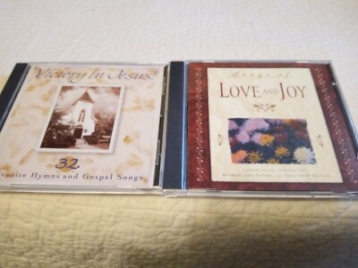 Christian Music CDs, Lot of 2 with Hymns, Gospel, & Praise and Worship ...