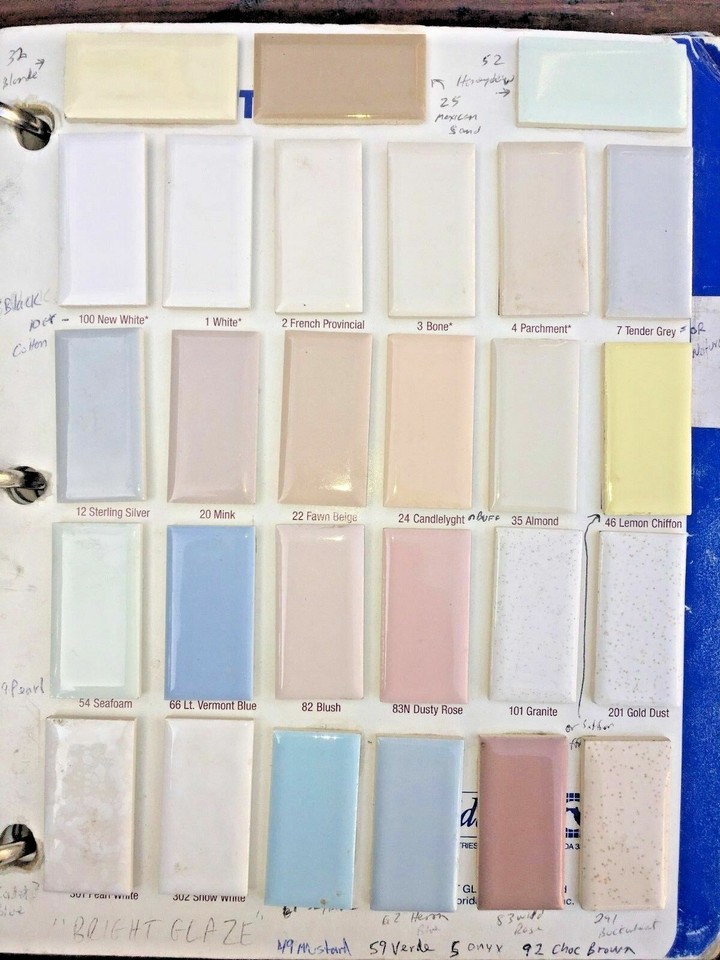 1 pc. Glossy Ceramic Tile *Light Pink* 4-3/8" by Florida Tile Co. New ...