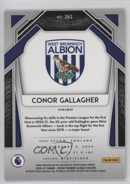 2020-21 Panini Prizm Premier League Retail Red Pulsar Conor Gallagher ...