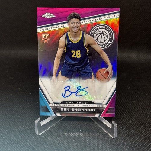 2023-24 Topps Chrome - Certified Rookie Autographs Ben Sheppard #CRA ...