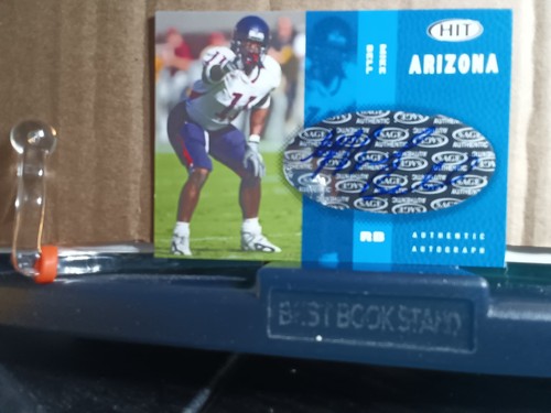 2006 Sage Autograph Football Rookie Mike Bell A23 Arizona Wildcats MT ...