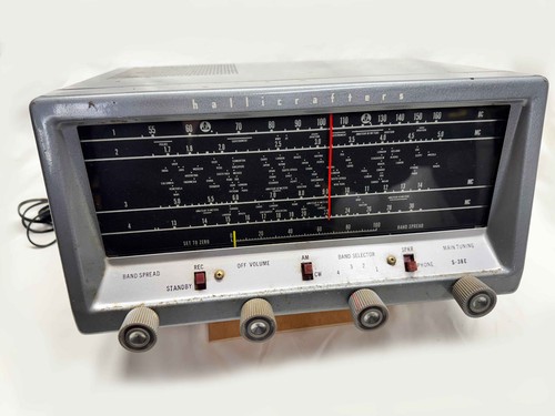Hallicrafters S-38E Shortwave Tube Radio – Tabletop Receiver – Untested ...
