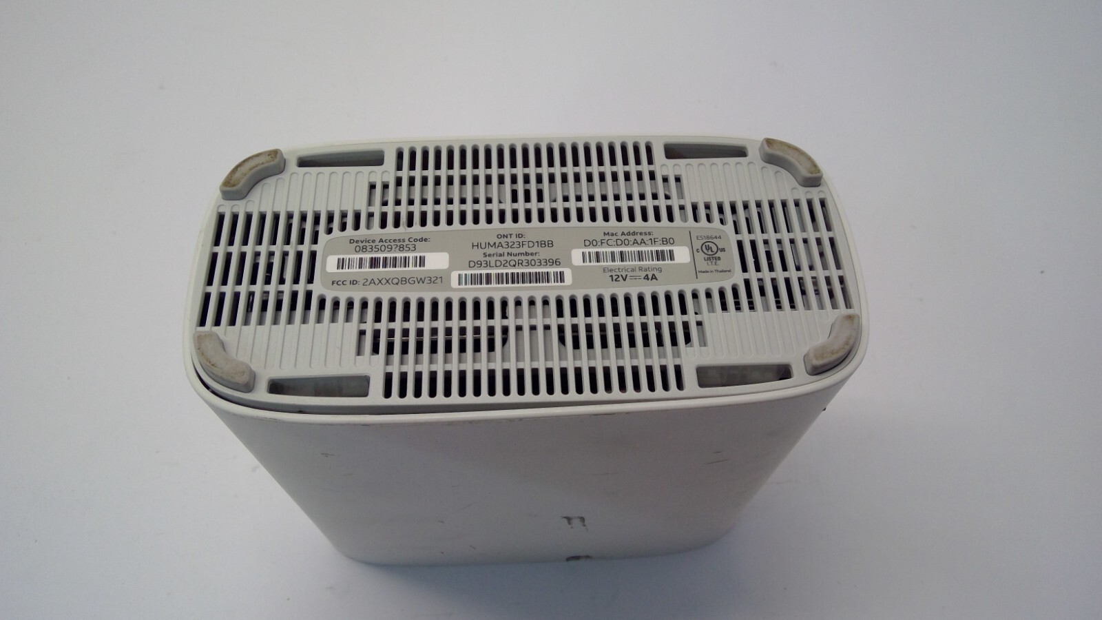 AT&T Broadband Gateway BGW320-500 - WiFi Modem Router No Power Supply ...