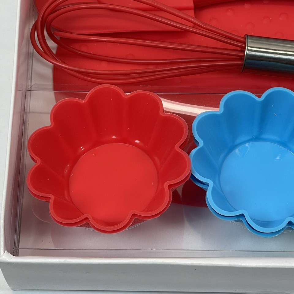 Silicone Cupcake Baking Set Essential Tools For Everyday Baking Kitchen ...