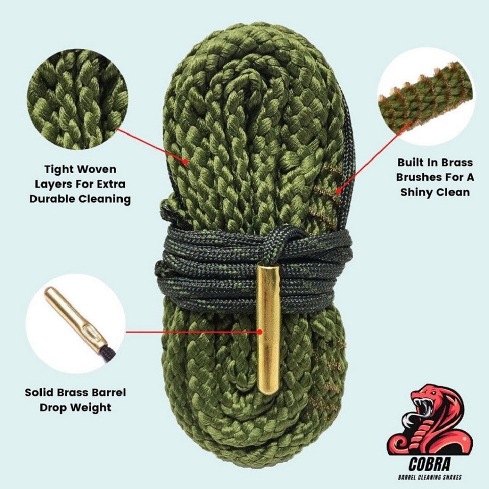 9mm Gun Cleaning Snake Kit – Fast & Effective Pistol Cleaning Solution ...