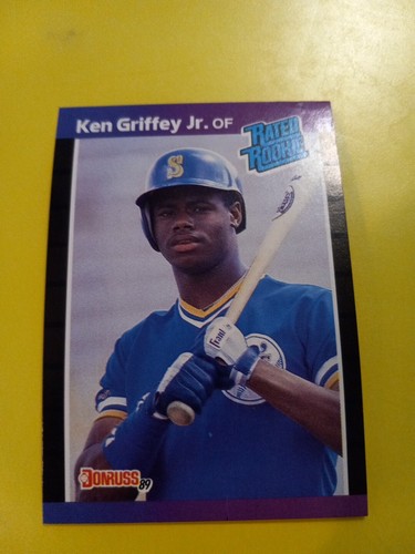 KEN (GEORGE KENNETH) GRIFFEY JR., OF DONRUSS 1989 (1988 LEAF) RATED ...