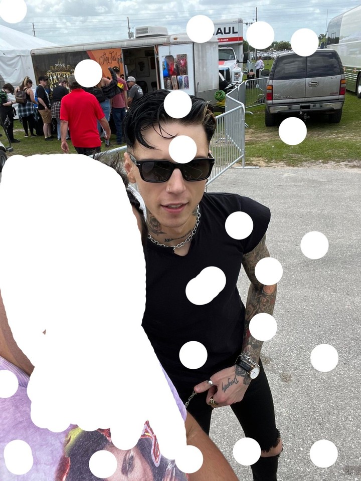 BLACK VEIL BRIDES SIGNED ANDY BLACK PHOTO The Phantom Tomorrow Bleeders ...