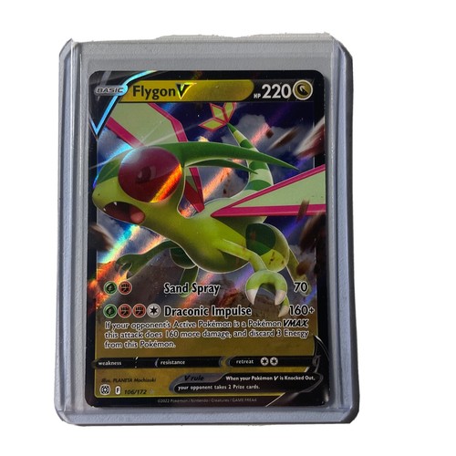 Flygon V 106/172 SWSH Brilliant Stars Ultra Rare Pokémon TCG Card NM/M ...