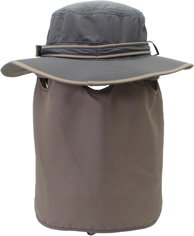 Sombrero de SOL Para Hombre Con Solapa Para El Cuello Gorros de ...
