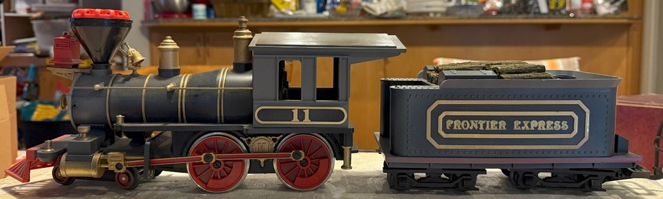 Kalamazoo Toy Train Works Locomotive 11 & Tender Boxcar G Gauge ...