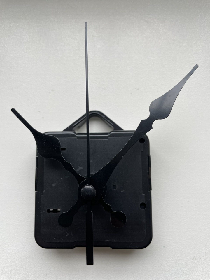 Clock Movement - Black Quartz Sweeping Hands - AA Battery Powered ...