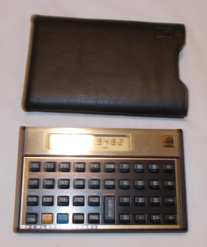 HP 12C Financial Calculator w/ Case Hewlett-Packard CLEAN Excellent ...