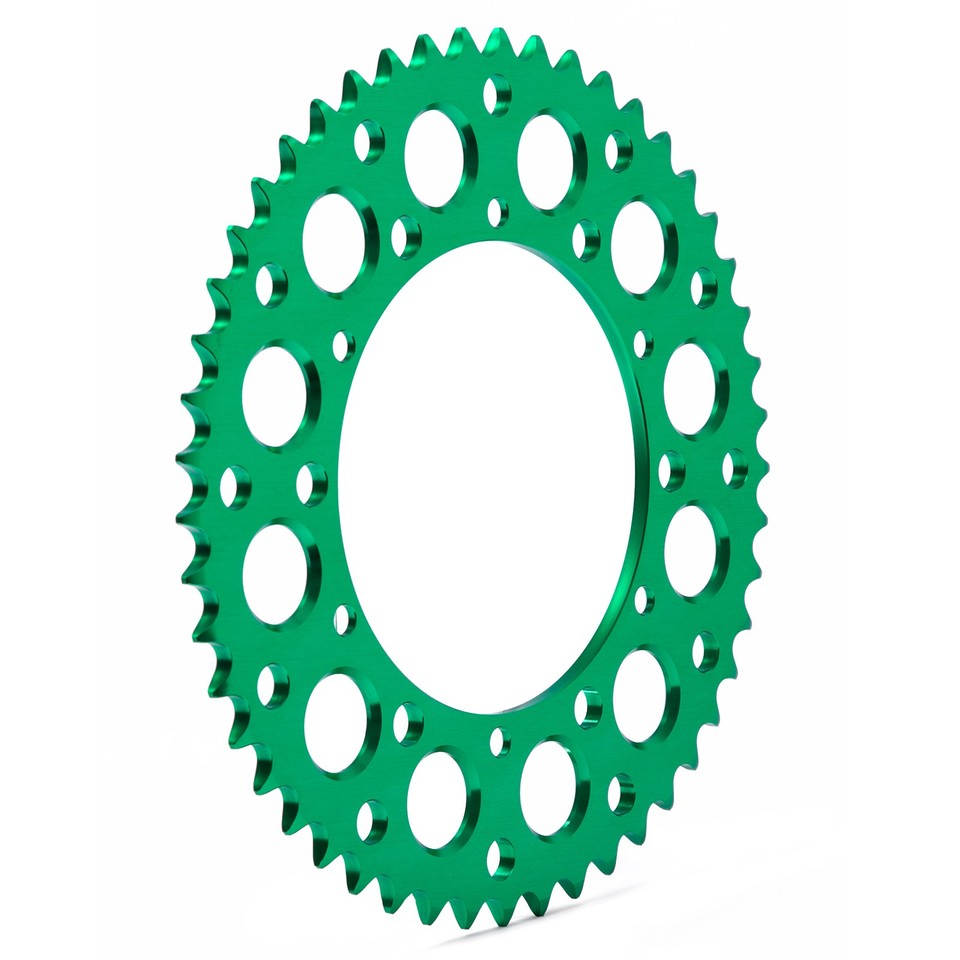 520 Pitch 49T Rear 15T Front Green Sprocket Chain Kit for Kawasaki 03 ...