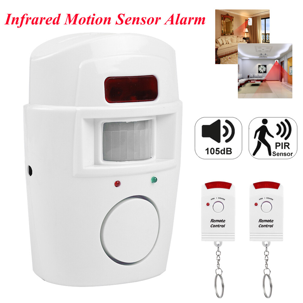 Infrared Motion Detector Alarm 2 Infrared Motion Sensor & 1 Receiver