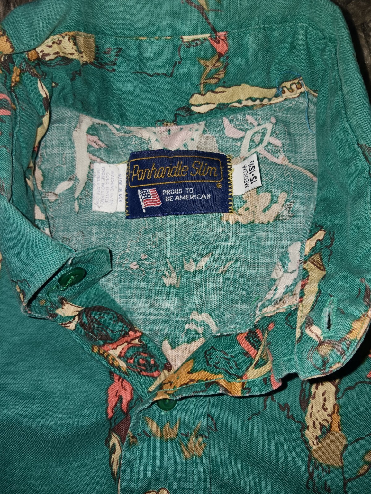 VTG Panhandle Slim Native American Indian Tribal Pear… - Gem