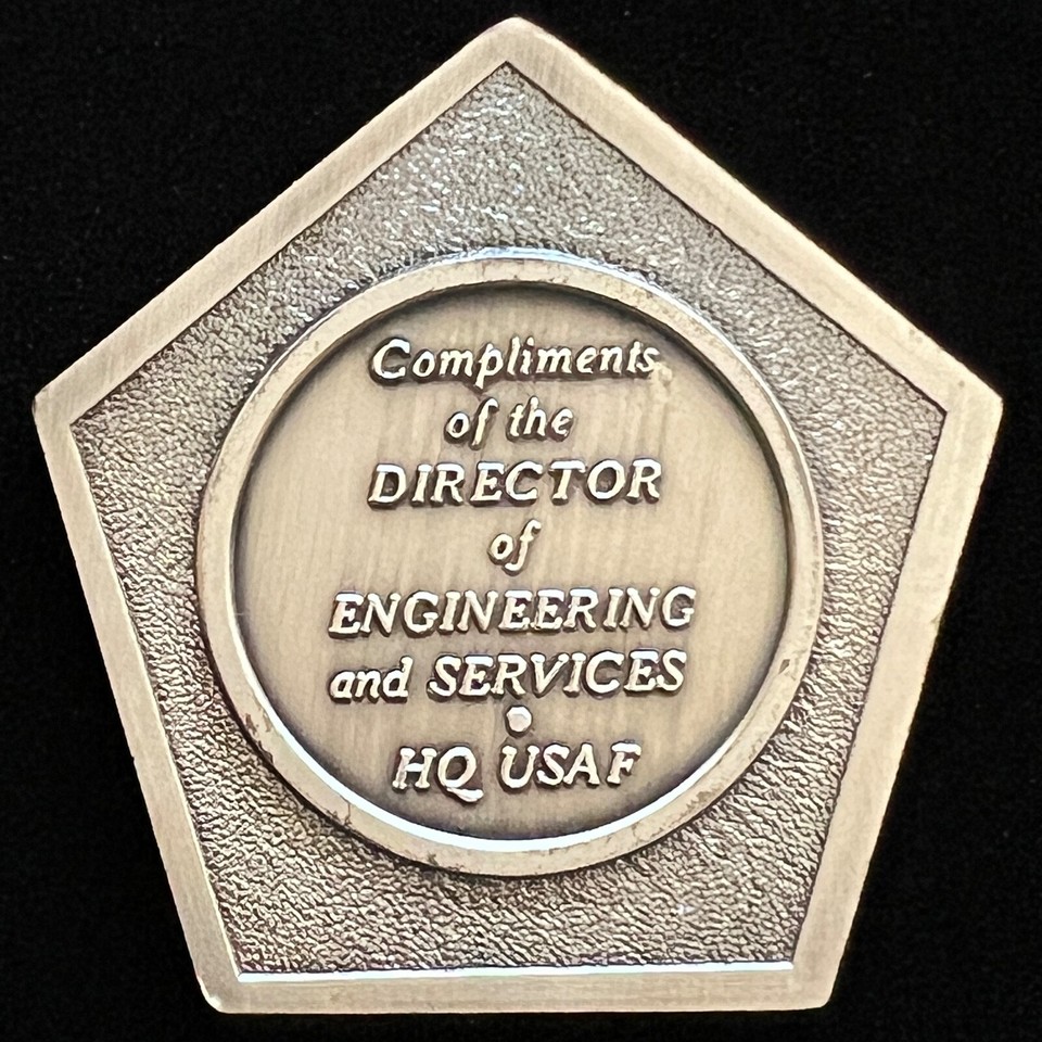 US Air Force Director of Engineering and Services HQ Challenge Coin | eBay