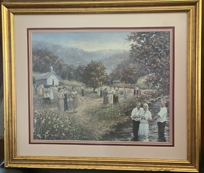 🔥 Signed Brett Johnson Print Framed “Amazing Grace” | eBay