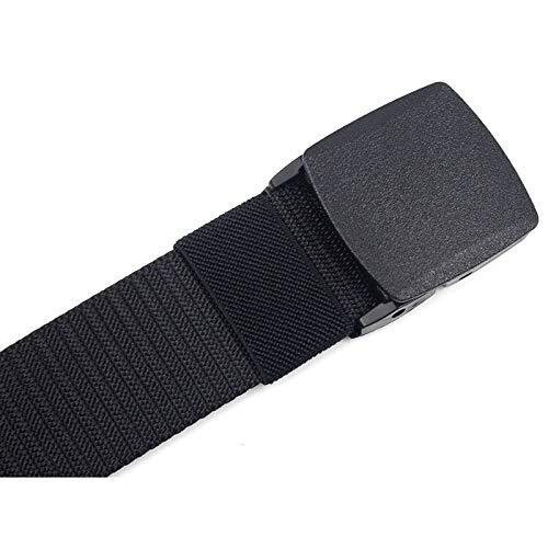 3-Pack Nylon Canvas Belt Plastic Buckle Belt Travel Nylon Web Slide ...