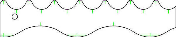 Squiggle Two Waves 12-Inch Longarm Machine Quilting Templates by ...