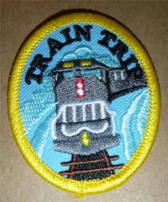 Girl Boy Cub TRAIN TRIP RIDE Tour Visit Day Fun Patches Crest Badges ...