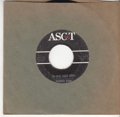 MANFRED MANN - DO WAH DIDDY DIDDY - ORIGINAL ASCOT RECORDS 45 | eBay