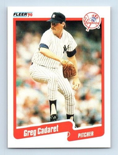 1990 Fleer Greg Cadaret New York Yankees #440 | eBay