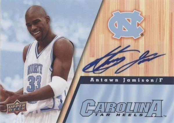 2010-11 UD North Carolina Basketball - Autographs #74 Antawn Jamison ...