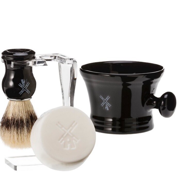 Van Der Hagen Men's Luxury, Premium 4 Piece Luxury Boar Shave Set, Gift ...