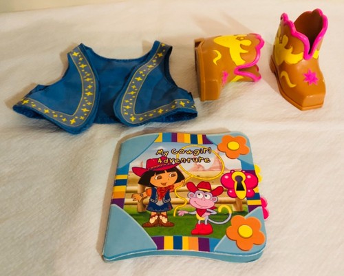 DORA THE EXPLORER "My Cowgirl Adventure" for 15" doll ~Outfit Vest ...