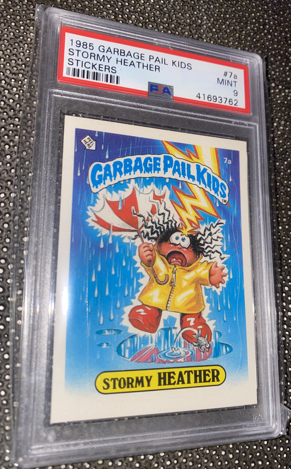 1985 Topps OS1 Garbage Pail Kids Series 1 STORMY HEATHER 7a Matte Card ...