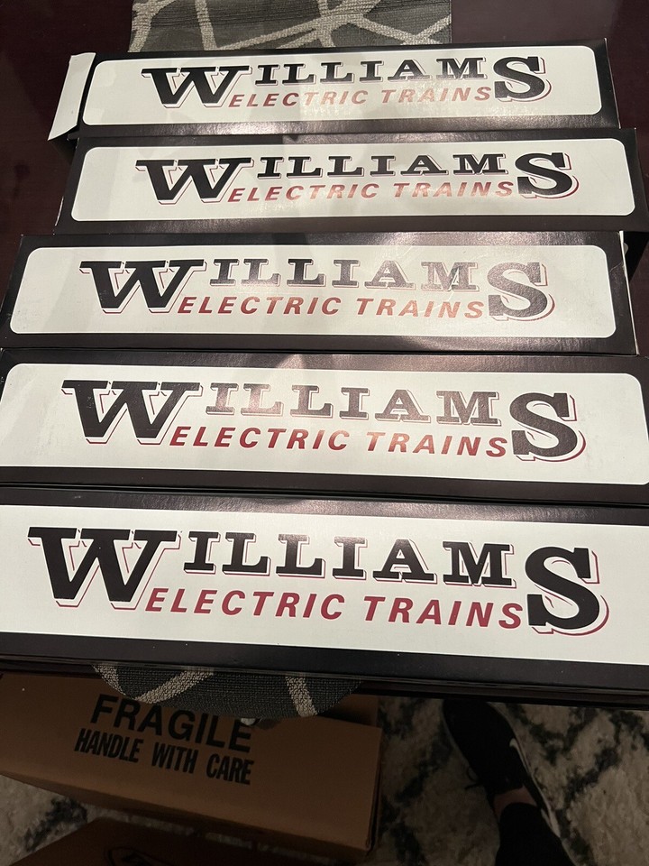 Williams Electric Trains Twenty Fifth Anniversary Limited Passenger Cars (5)ln&b | eBay