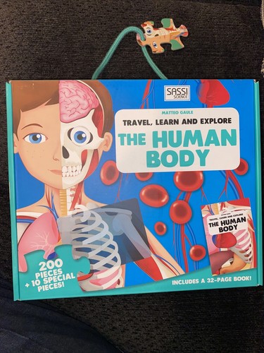 SASSI SCIENCE - 200 PIECES + 10 SPECIAL PIECES HUMAN BODY PUZZLE ...