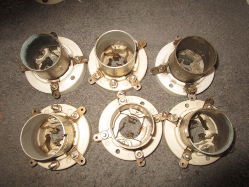 (6) Nice E.F. Johnson Sockets for 211, 845 805 Audio Radio Tubes | eBay