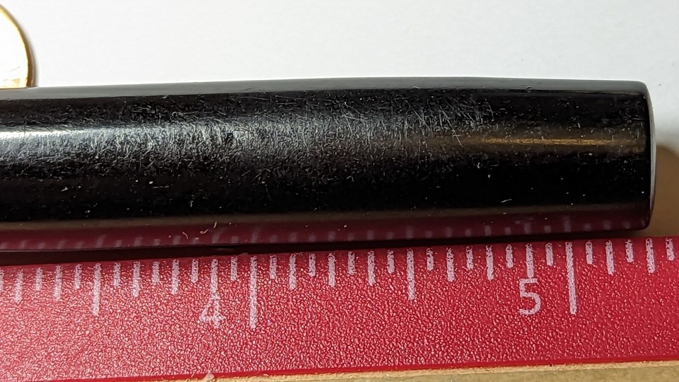 VINTAGE MORTON OVERSIZE BLACK FOUNTAIN PEN NEEDS NIB | eBay