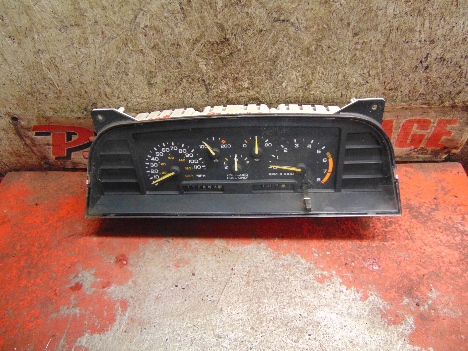 94 93 92 Chevy Cavalier Z24 speedometer instrument gauge cluster ...