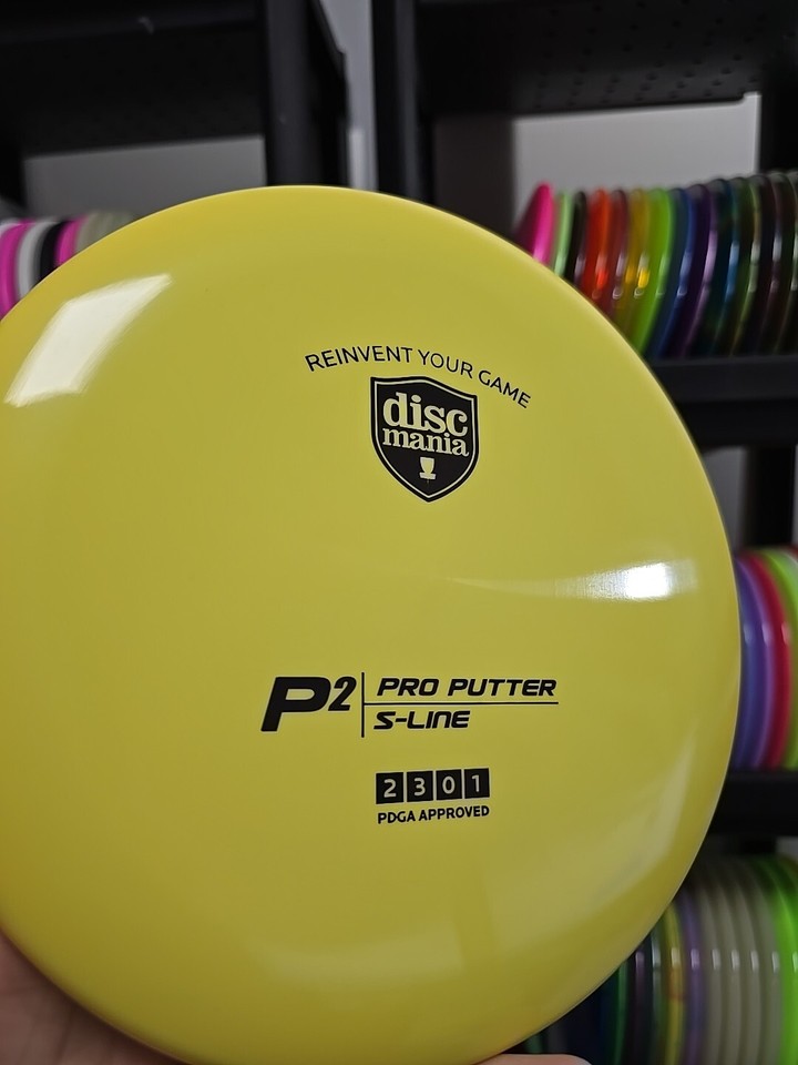 Discmania Discs Yellow S-Line P2 173g Disc Golf Putter Approach | eBay