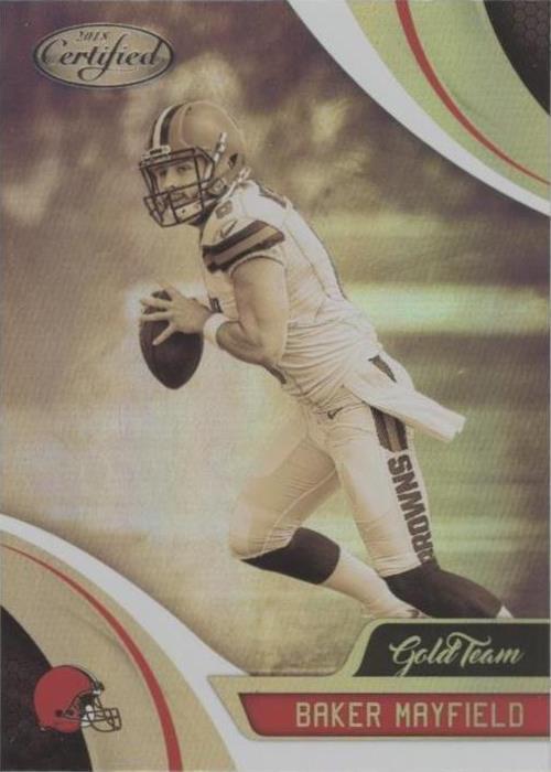 2018 Panini Certified - Gold Team Baker Mayfield #GT-BAM (RC) for sale ...