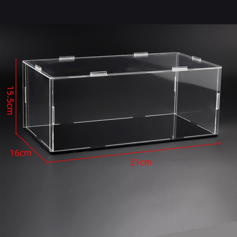 1 Transparent Display Cabinet Suitable for 1:18 Die-Cast Model Toy ...