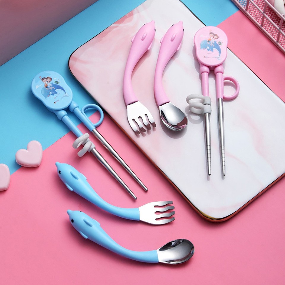 Baby Flatware Sets Toddler Fork Spoon Child Spoons and Forks Kids ...