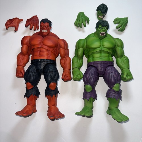 Marvel Legends Marvel Select immortal Hulk Red Hulk Juggernaut Figure ...