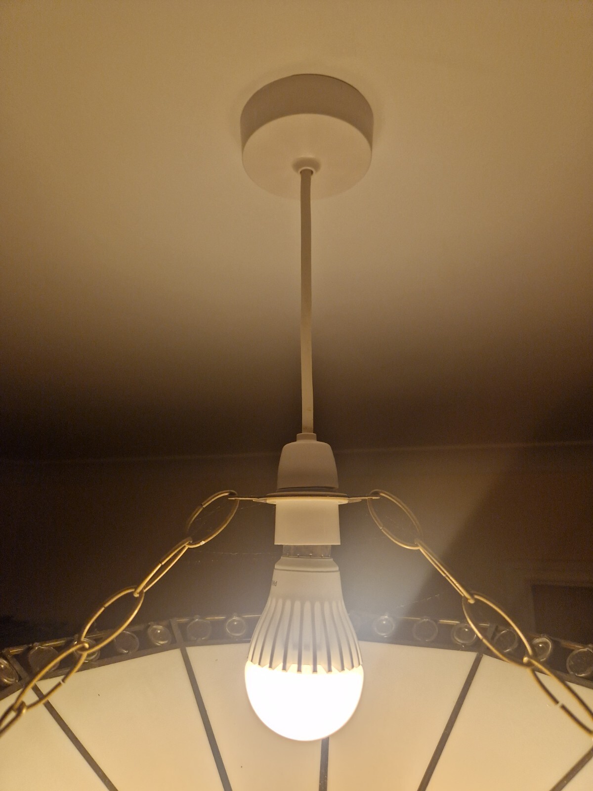 Tiffany Style White Uplighter Ceiling Light Shades x 3 | eBay UK