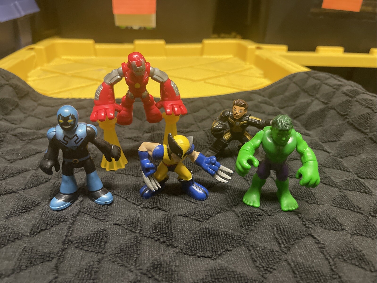 Imaginext Marvel Super Hero Iron Man Wolverine Hulk Action Figures Lot ...