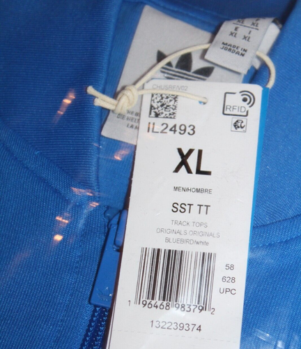 NEW MENS ADIDAS ORIGINALS SUPERSTAR TREFOIL TRACK JACKET ~SIZE XL # ...
