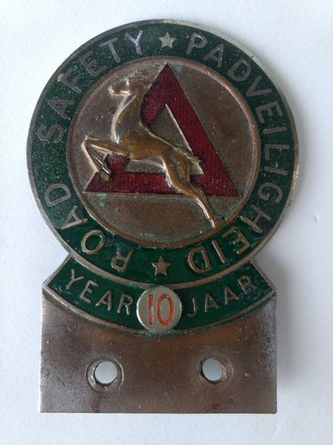 Road Safety Padveiligheid Year Jaar 10 Car Badge | eBay