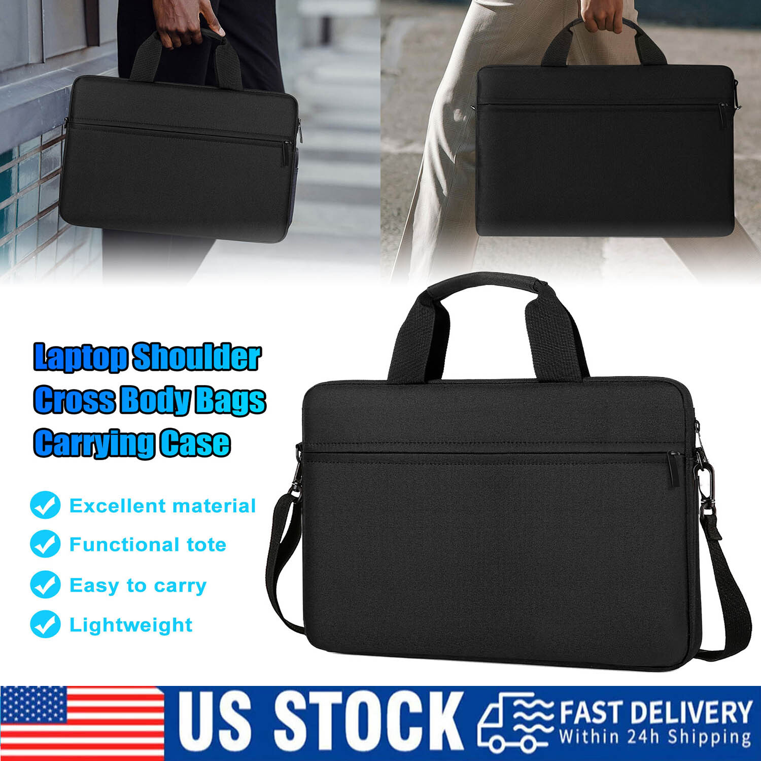Laptop Bag Case With Shoulder Strap For 13"14"15.6" HP/Asus/Macbook ...
