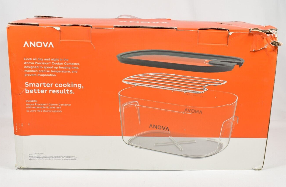 Anova Culinary ANTC01 Sous Vide Precision Cooker Cooking Container 16L ...